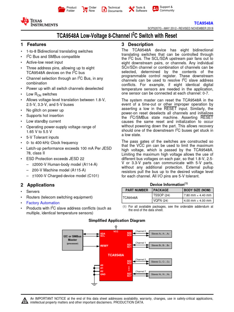 Tca 9548 A | PDF | Electrostatic Discharge | Electricity