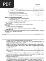 Articles 2 RPC (Reyes) | PDF | Crime & Violence | Crimes