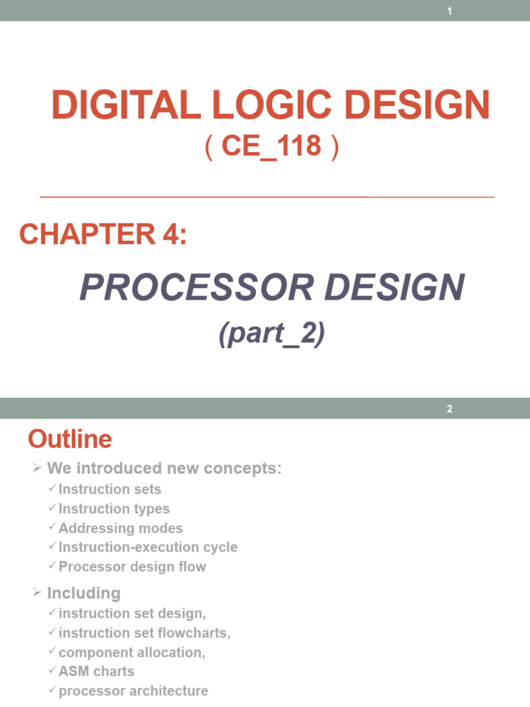 Chapter04 ProcessorDesign Part2 | PDF | Central Processing Unit | Office Equipment