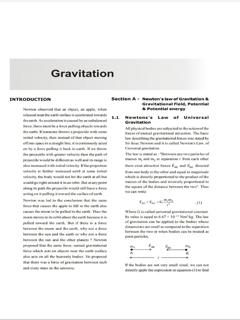 Gravitation Theory | PDF