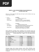 Contoh Template - BAST | PDF | Pengelolaan Keuangan & Uang