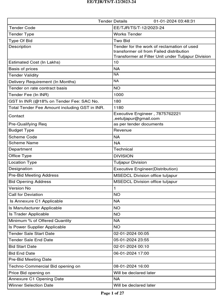 FILE EE TJR TS T-12 2023-24 Version 1 1704104311821 | PDF | Employment