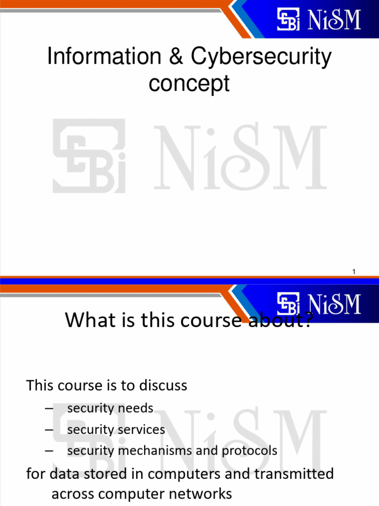 Cybersecurity Fundamentals Course Overview | PDF | Security | Computer ...