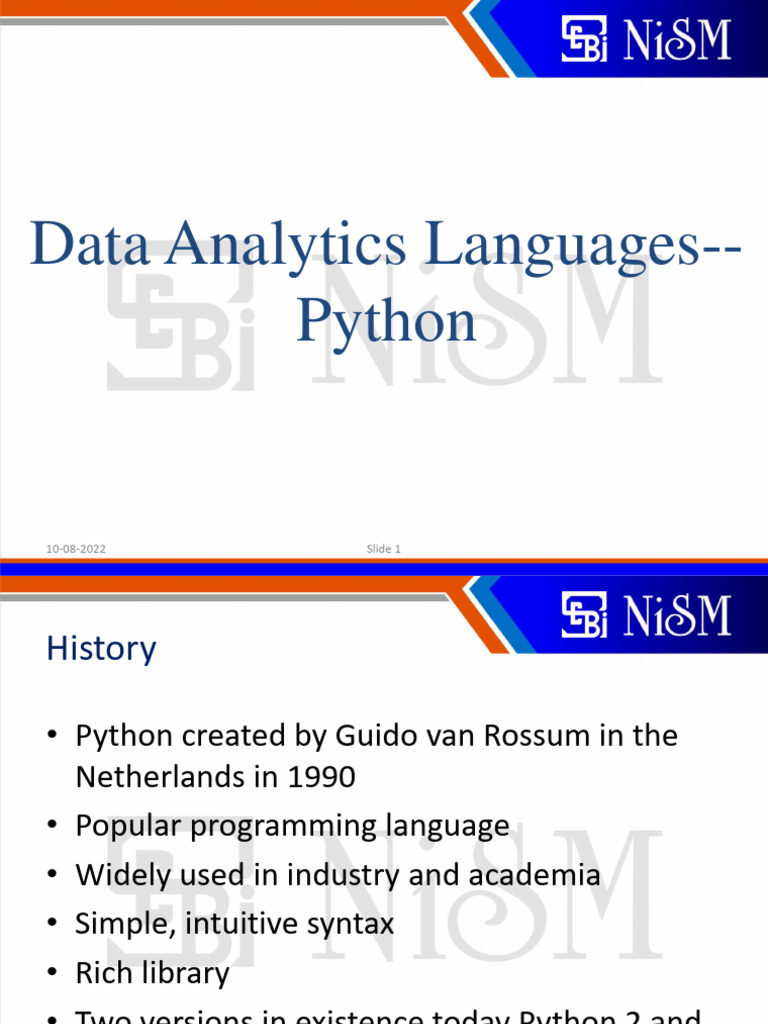 Day2.2 DataAnalyticsLanguages | PDF | Regular Expression | Software Development