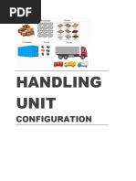 SAP Handling Unit Management | PDF | Warehouse | Logistics