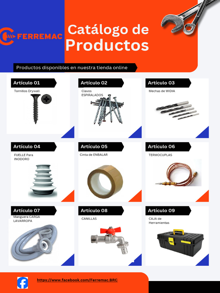 Catalogo Ferreteria On - Line | PDF | Materiales de construcción ...