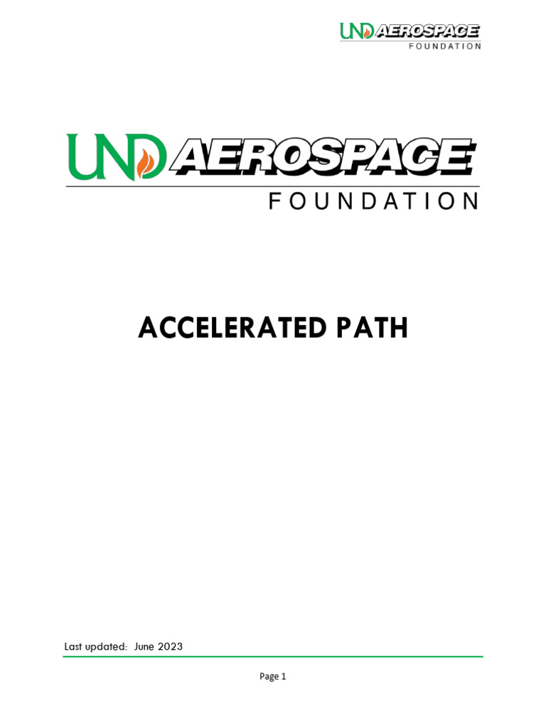 Accelerated Path Packet (2024) | PDF | Flight Instructor | Air Traffic Control