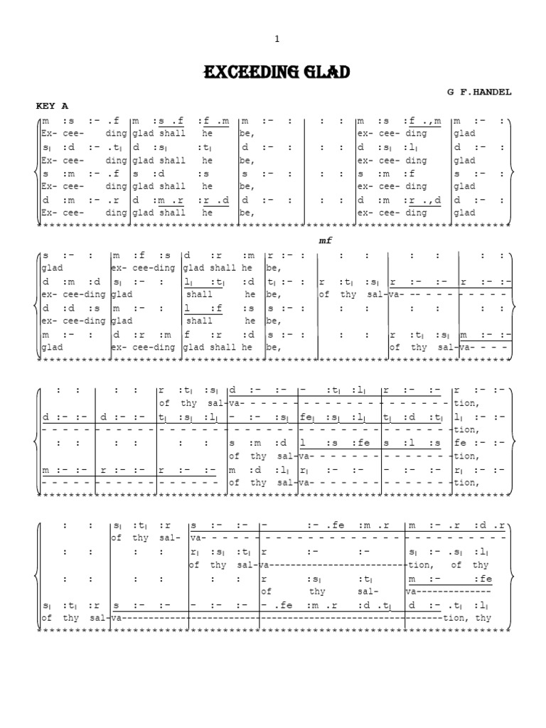 Exceeding Glad | PDF