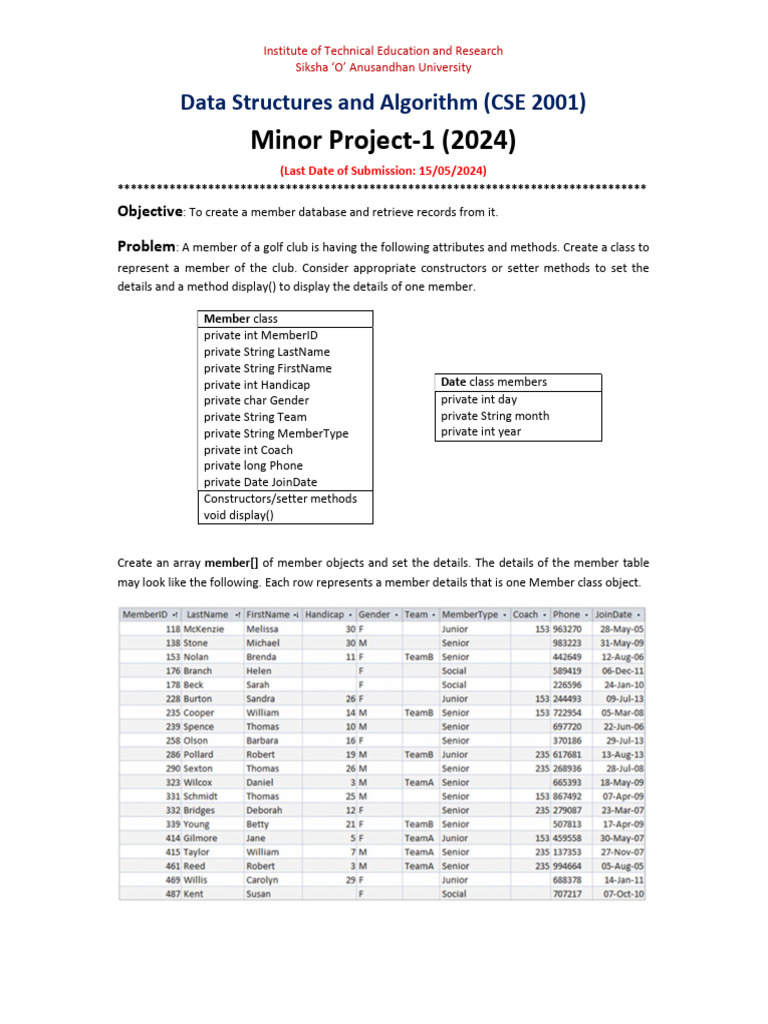 DSA MinorProject 2024 | PDF | Constructor (Object Oriented Programming ... DSA MinorProject 2024 | PDF | Constructor (Object Oriented Programming ...