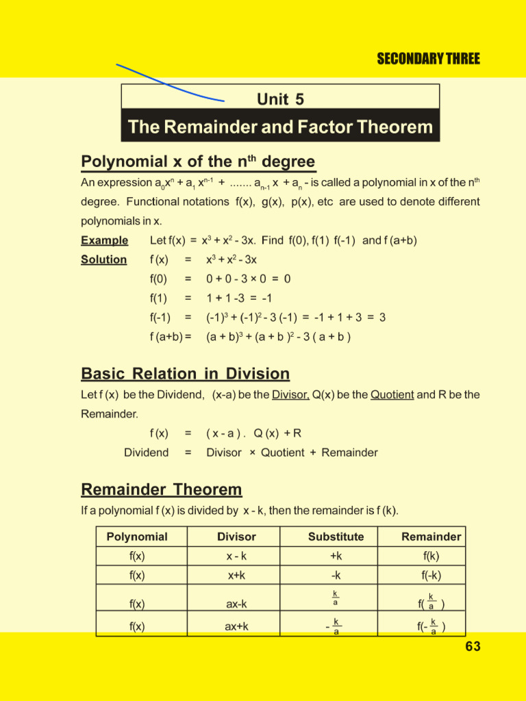 S3 Maths Unit 5 | PDF