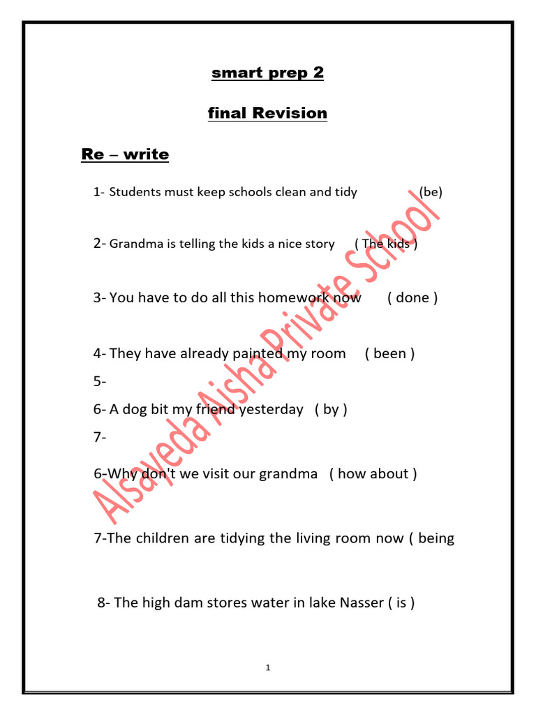 Smart Prep 2 Final 2024 | PDF