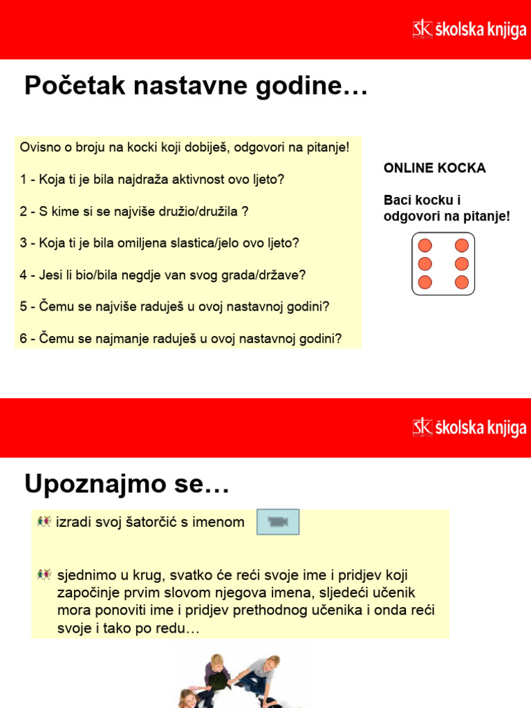 Prvi Satovi Razrednika | PDF