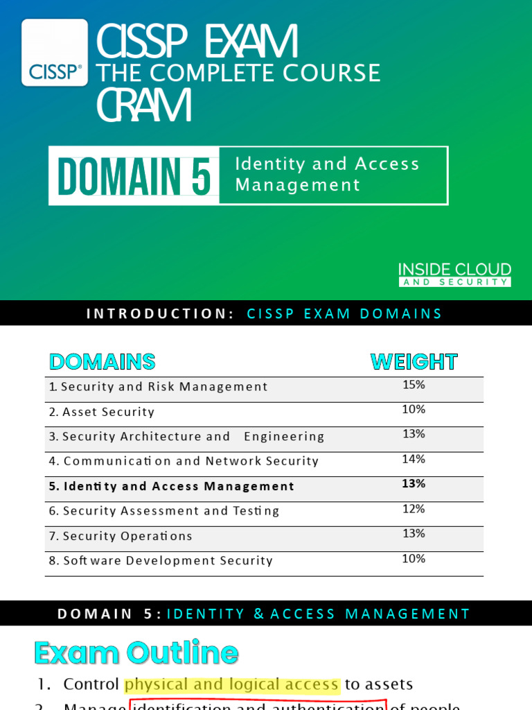 Cissp 2022 Update Dom5 Handout | PDF | Radius | Public Key Cryptography