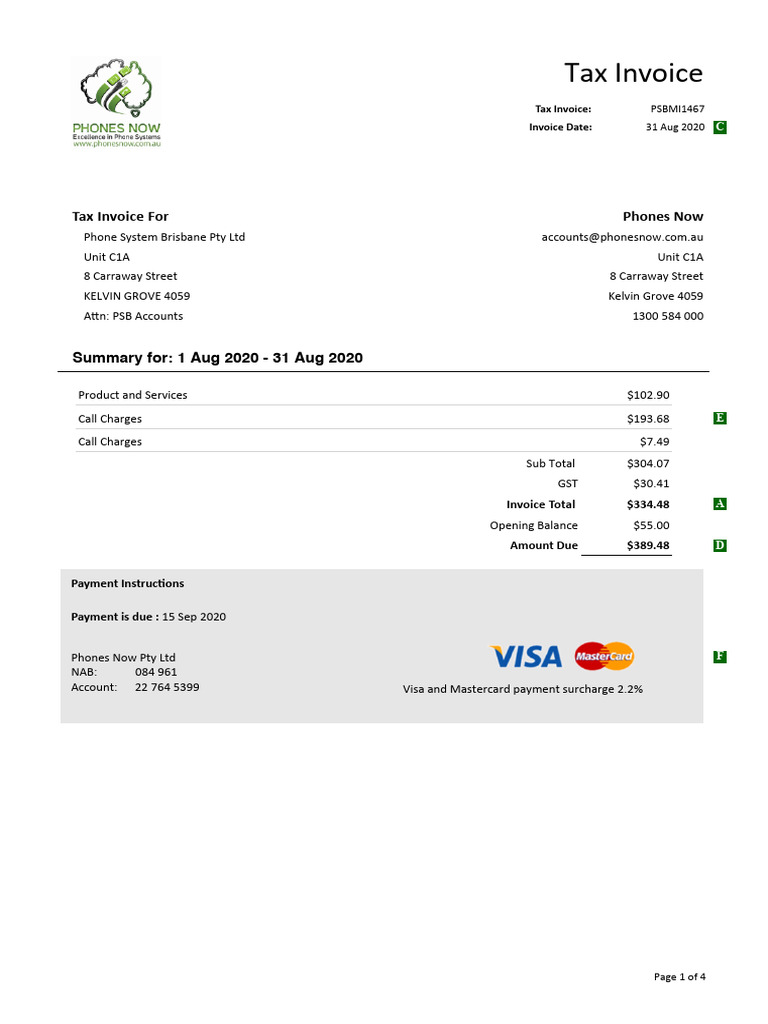 Sample Phone Bill | PDF | Invoice | Government Finances