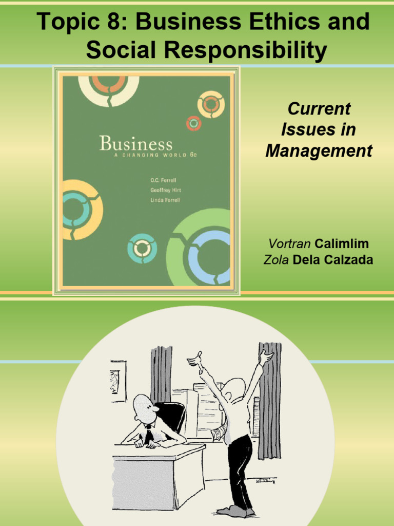 Ethics and Social Responsibility | PDF | Corporate Social ...