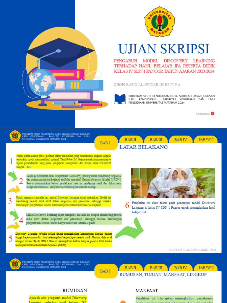 Ujian Skripsi | PDF | Karier & Perkembangan | Seni