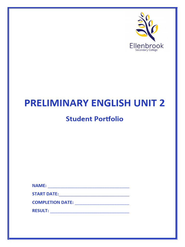 Unit 2 Prelim English Booklet | PDF | Bus | Brainstorming