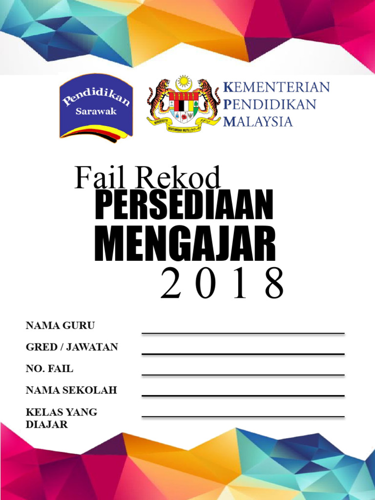 Rekod Persediaan Mengajar 2018 (Designed by Elrine Johini) | PDF