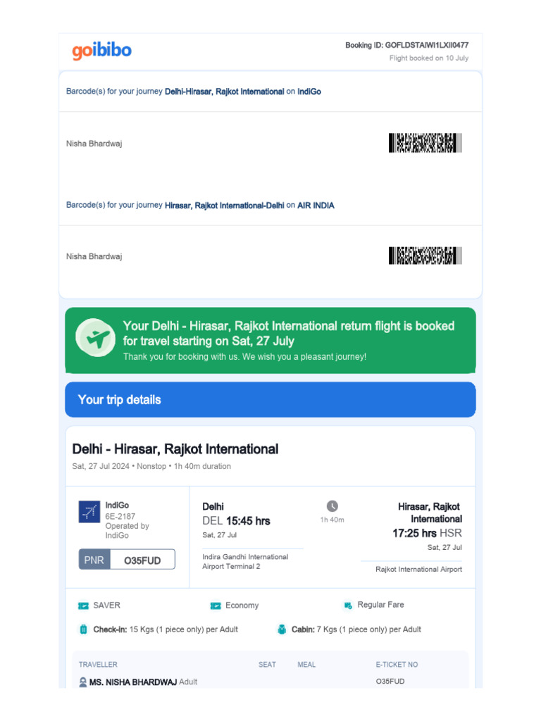 Nisha Bhardwaj | PDF | Aviation | Civil Aviation