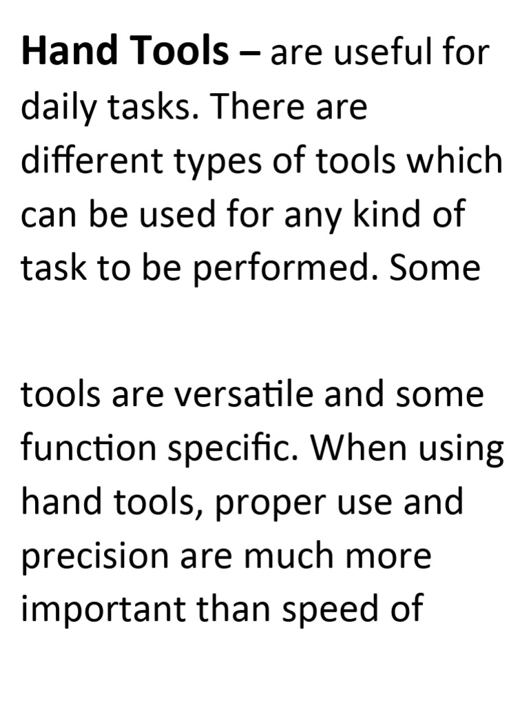 Hand Tools | PDF | Tools | Electrostatic Discharge