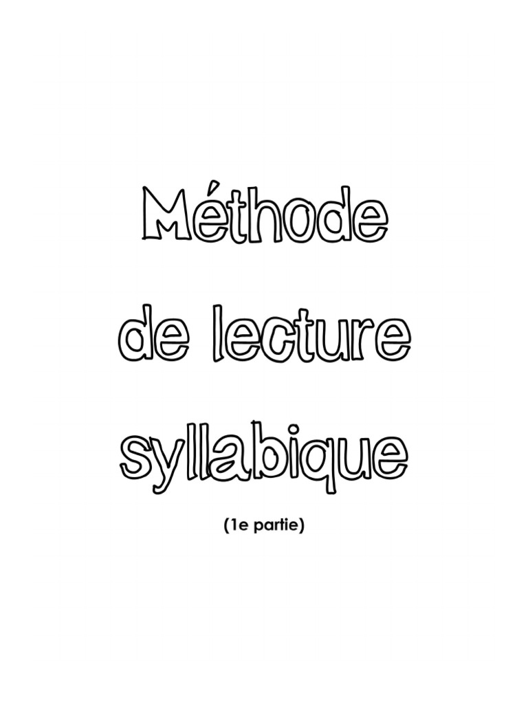 CAHIER - LECTURE SYLLABIQUE Pages 1-25 - Flip PDF Download - FlipHTML5 ...