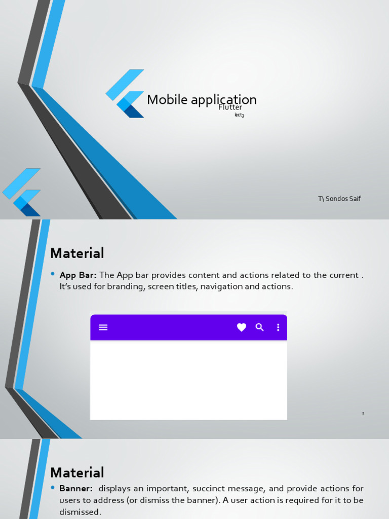 Lect 3 | PDF | Button (Computing) | Mobile App