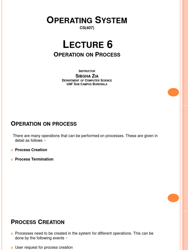 6th Lecture OS | PDF