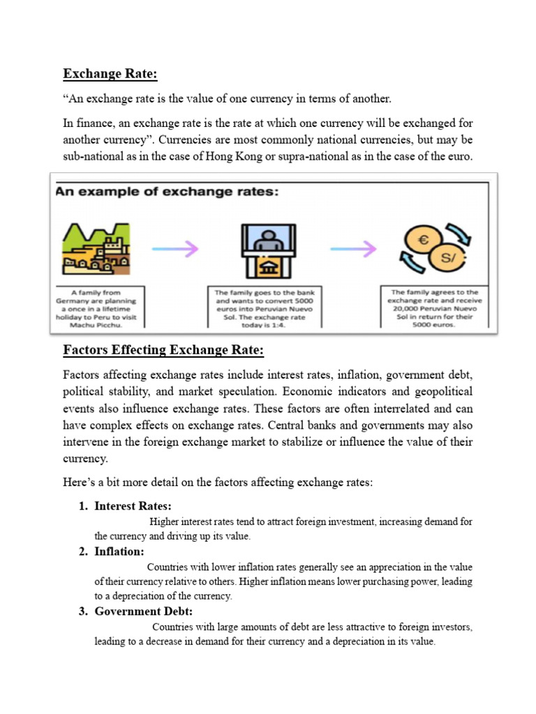 I Am Sharing 'Exchange Rate and Its Factors' With You | PDF | Exchange ...