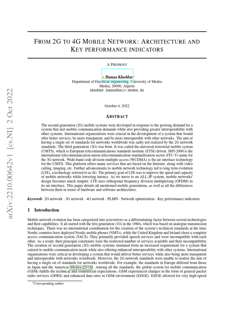 2G Network Architecture Overview | PDF | Cellular Network ...