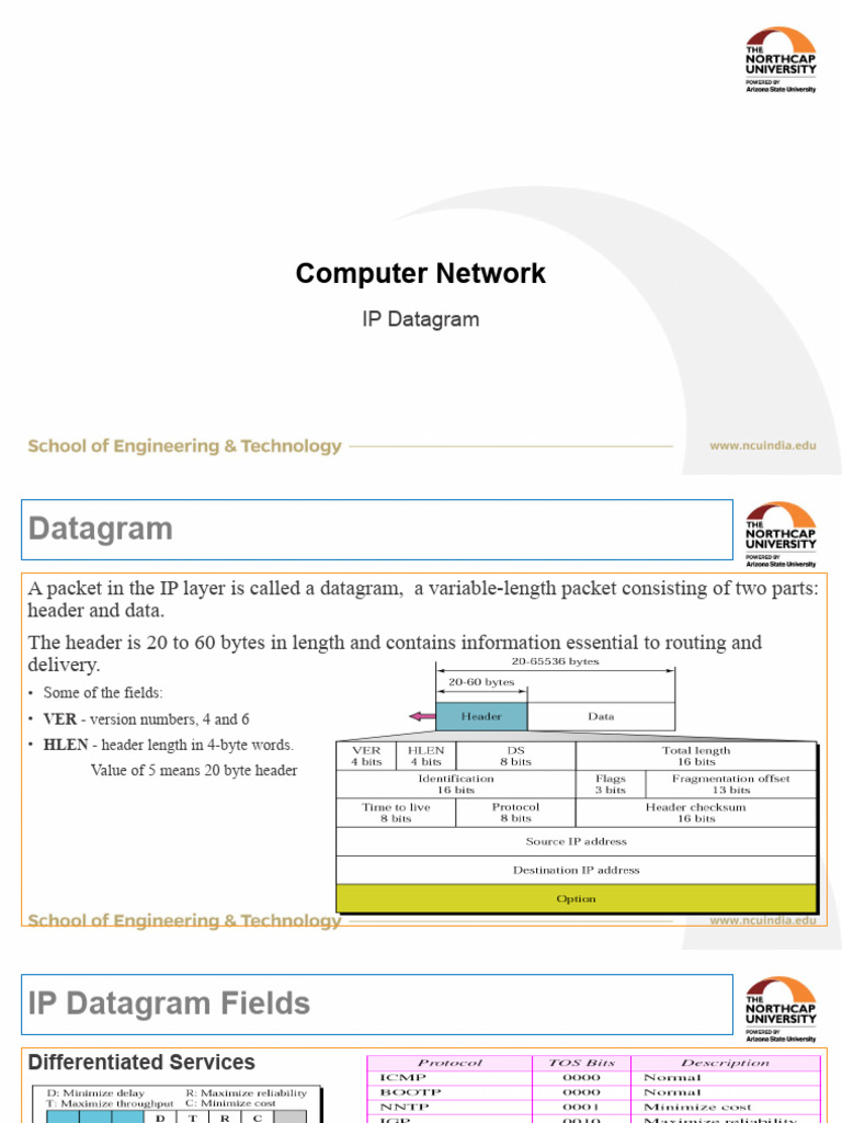 Lec IP Datagram | PDF | Internet Protocols | Computer Networking
