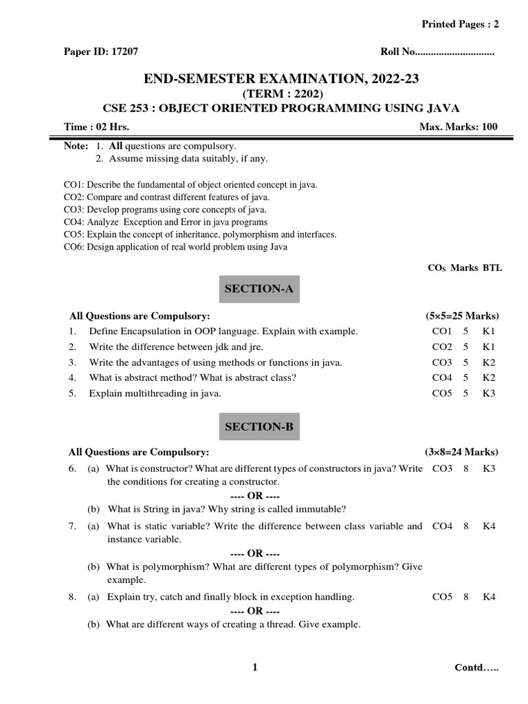 Document from Anish-1 | PDF | Method (Computer Programming) | Object ... Document from Anish-1 | PDF | Method (Computer Programming) | Object ...