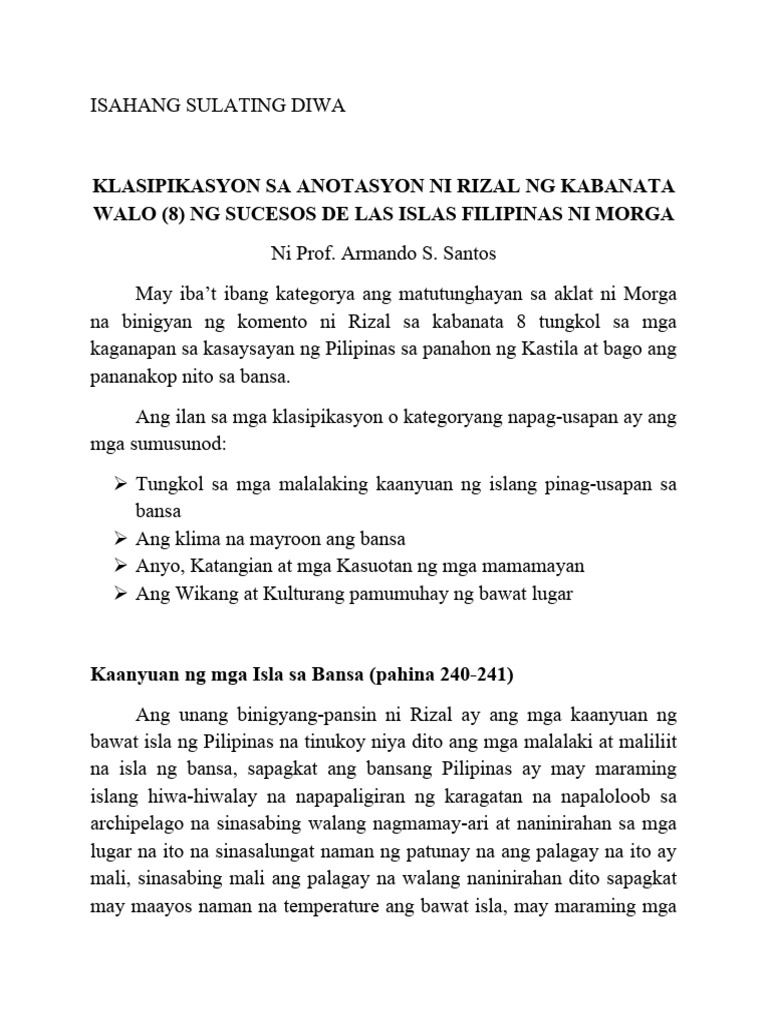 Isahang Sulating Diwa - Oct. 24 2016 | PDF