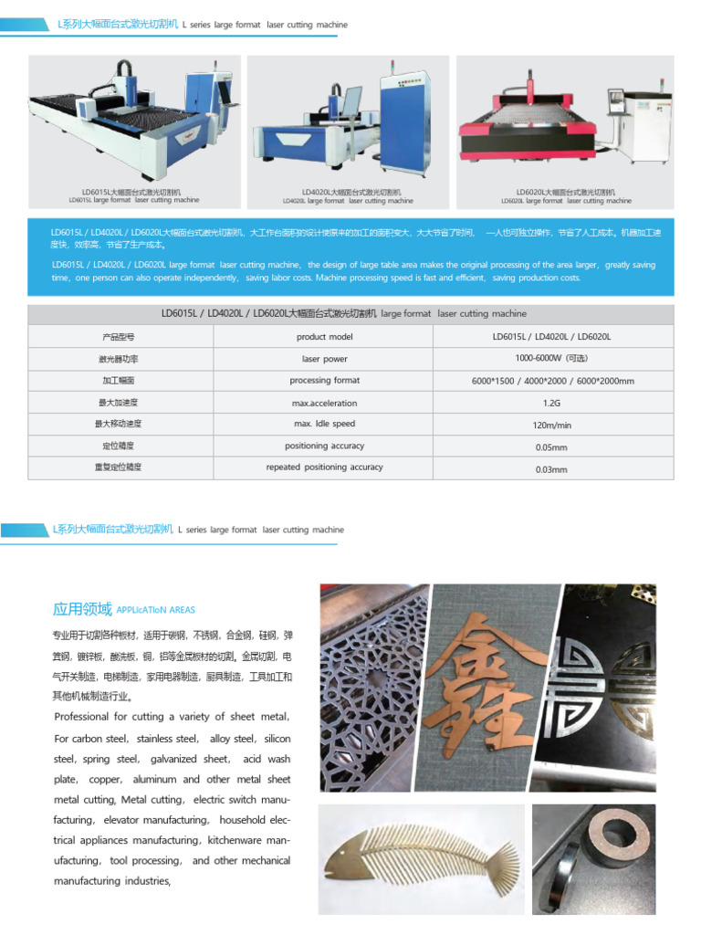 Laser Equipment Catalog | PDF | Sheet Metal | Steel