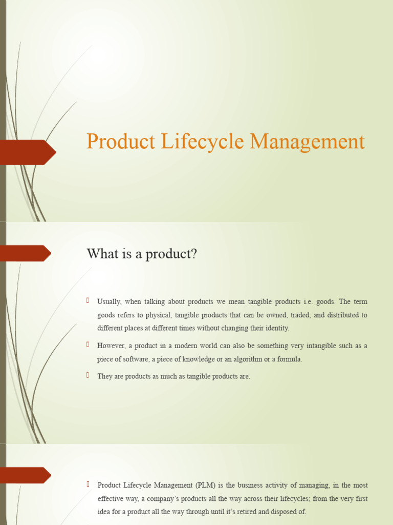Module 1 PLM | PDF | Product Lifecycle | Business Process