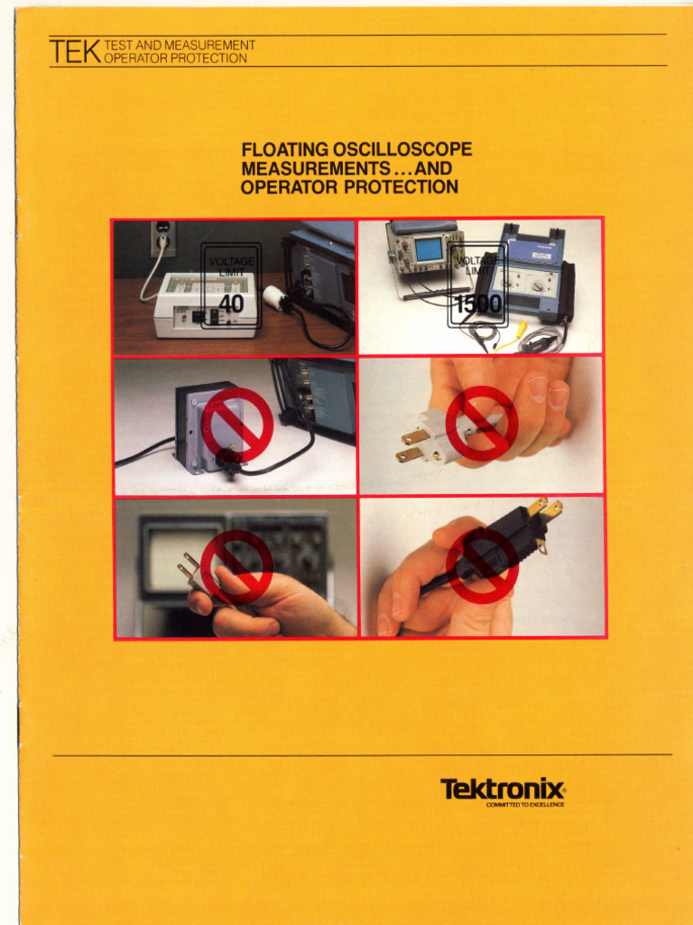 Floating Oscilloscope Measurements 1981 | PDF