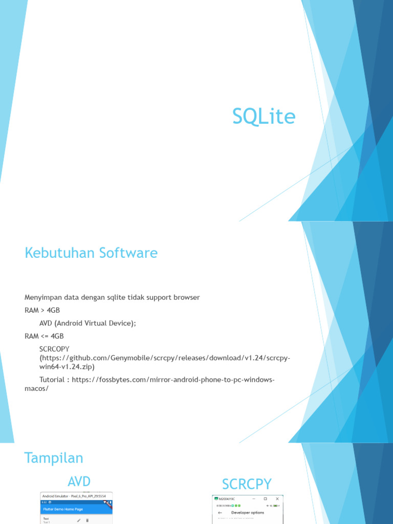 Panduan CRUD dengan SQLite di Flutter | PDF | Bisnis | Komputer