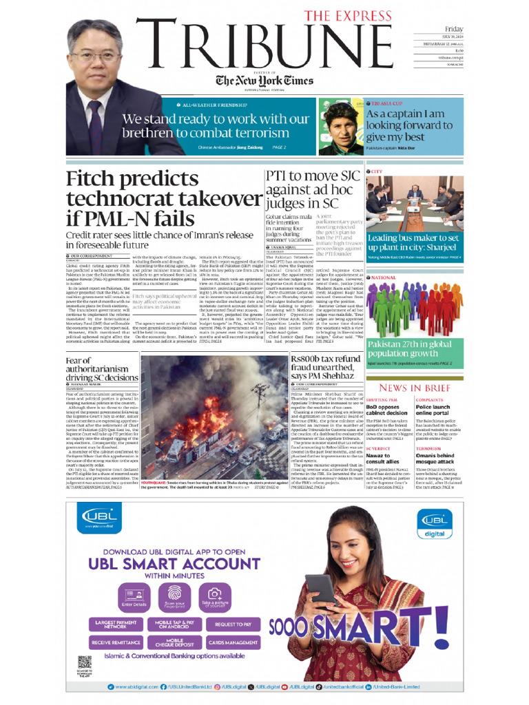 Express Tribune - 20 - 07 - 2024 | PDF