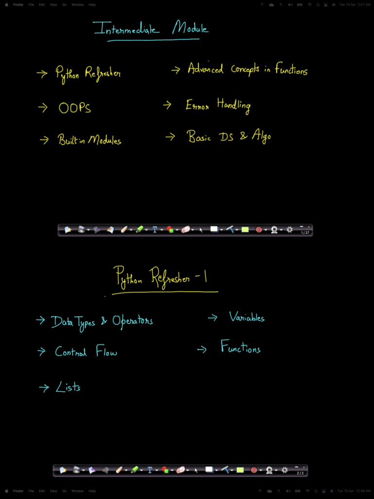 Python Refresher-1 Reference | PDF