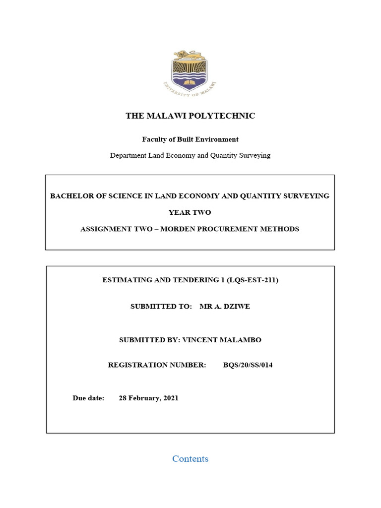 Modern Procurement Methods in Construction | PDF | Public–Private Partnership | Procurement