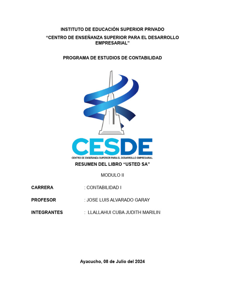 Resumen Del Libro Usted S.A. | PDF | Business | Marca