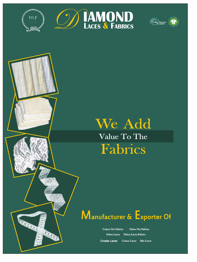 Diamond Laces & Fabrics - Compressed | PDF | Textile Industry | Clothing
