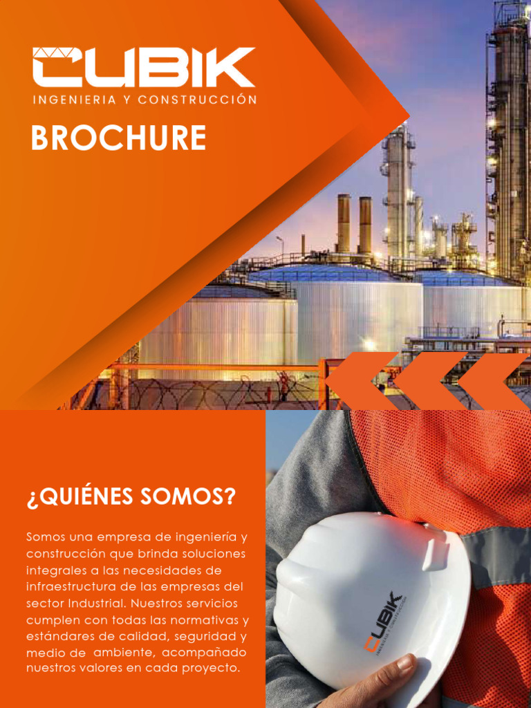 Brochure Cubik Ingenieria y Construcción S.A.C | PDF | Ingeniería | Calidad (comercial)