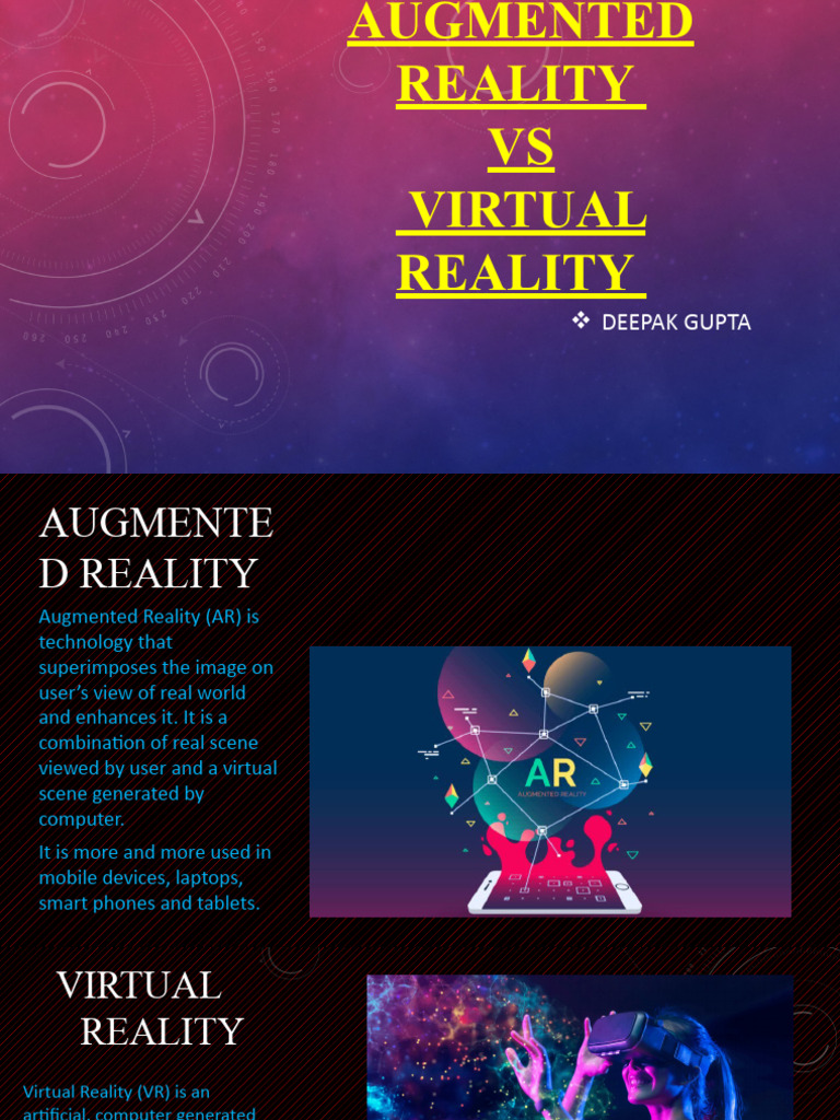 1 ARVR | PDF | Games & Activities | Technology & Engineering
