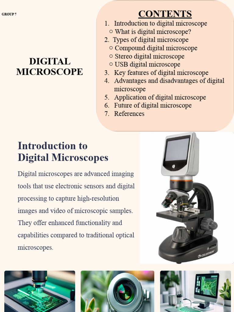 Digital Microscope Group 7 | PDF | Microscope | Optics