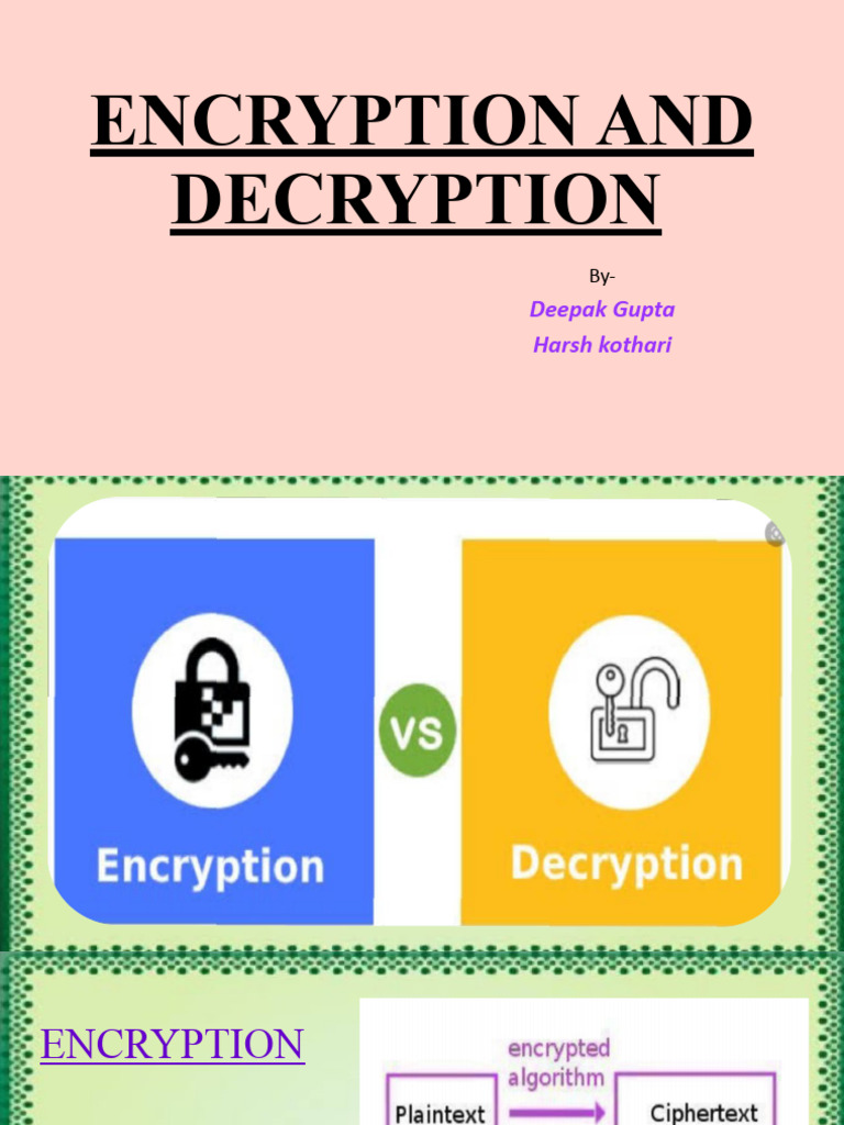 Encryption | PDF
