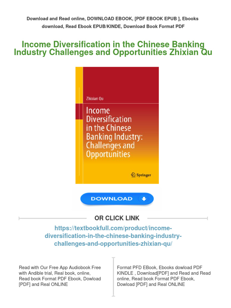 PDF Income Diversification in The Chinese Banking Industry Challenges ... PDF Income Diversification in The Chinese Banking Industry Challenges ...