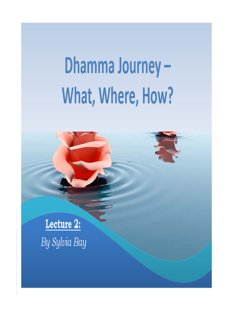 Dhamma Journey | PDF | Noble Eightfold Path | Spirituality