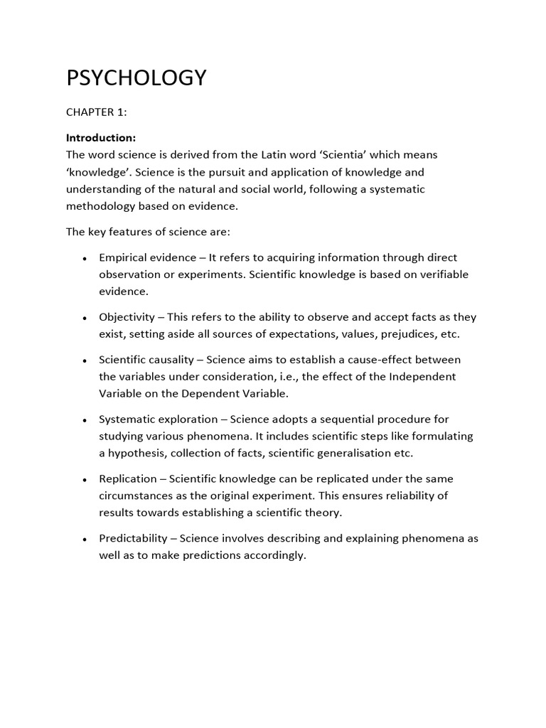 Psychology Chapterwise Notes | PDF | Wechsler Adult Intelligence Scale ...