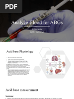 VBG Interpretation | PDF | Vein | Artery