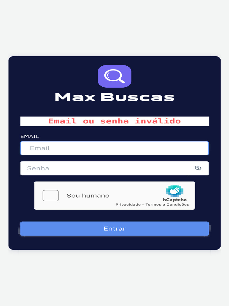 Login Max Buscas | PDF